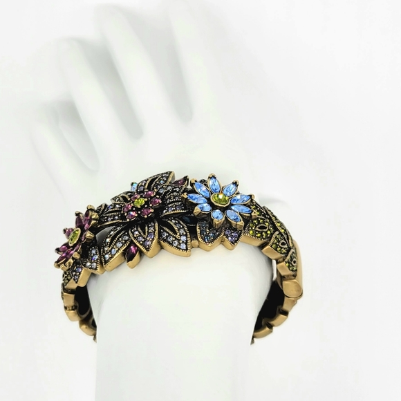 Heidi Daus | Jewelry | Heidi Daus Multicolor Swarovski Crystal Flower ...